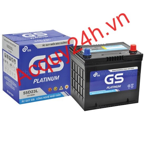 Ắc quy GS MF 55D23L (12V - 60Ah)